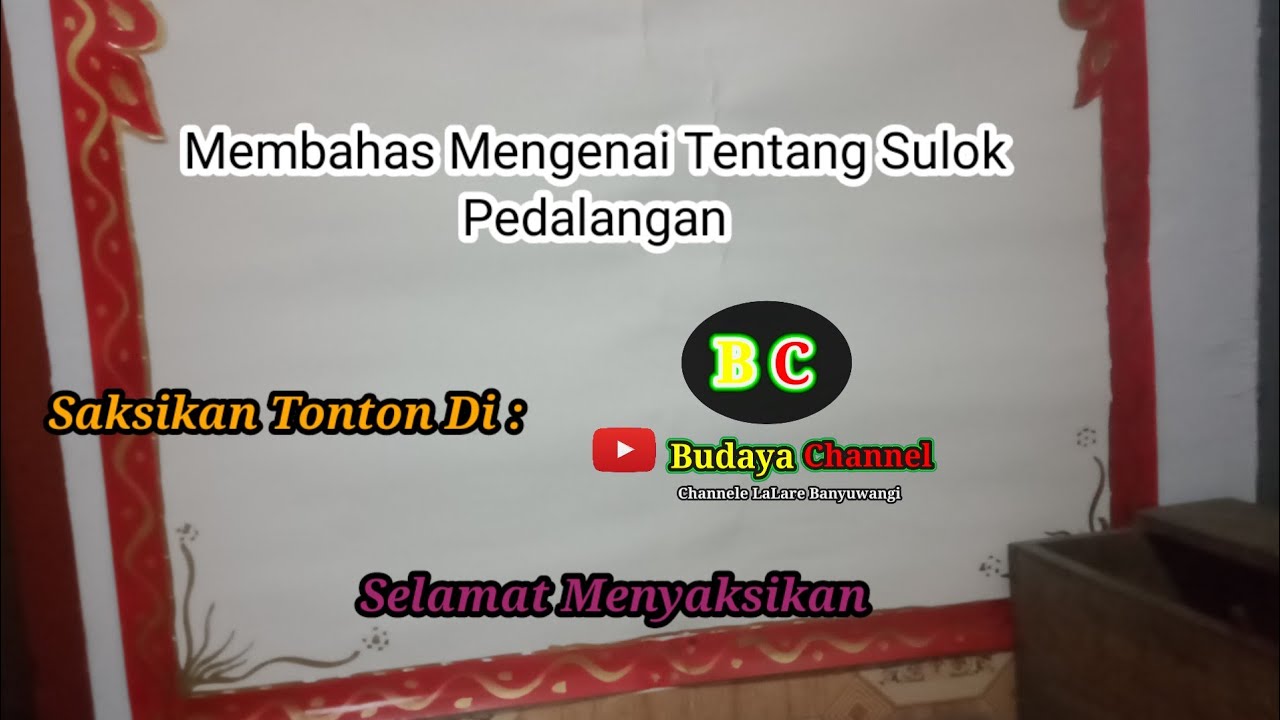 Membahas Mengenai Tentang Sulok pedalangan. - YouTube