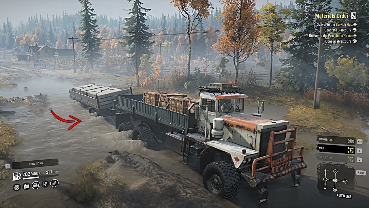 Materials Order - SnowRunner Gameplay | Concrete Slab |Consumables ...