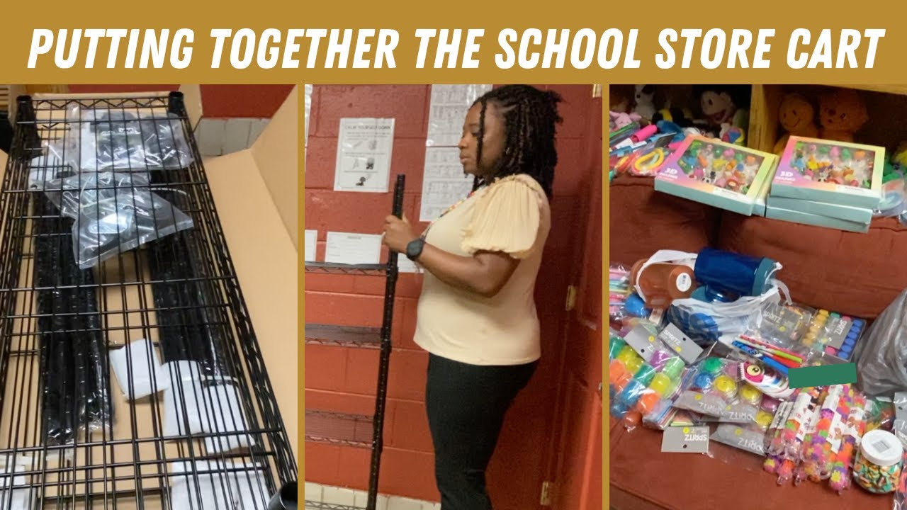 Putting together my School Store Cart! - YouTube
