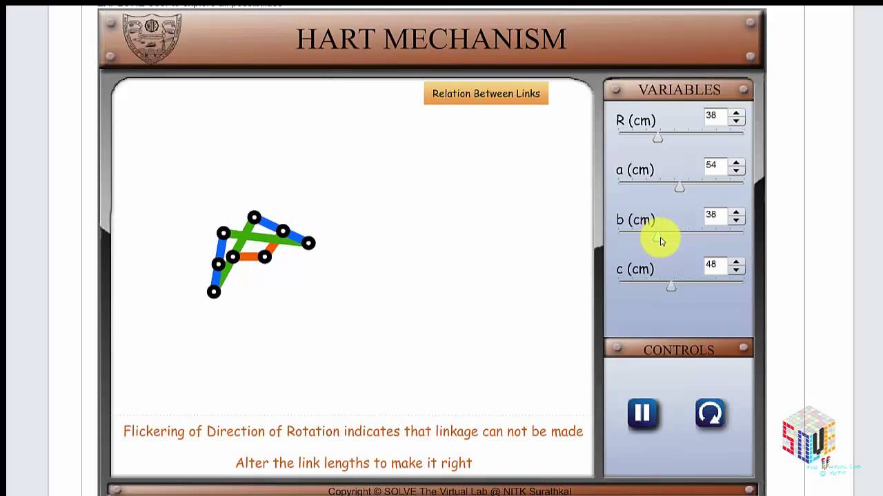 Hart Straight Line Mechanism - YouTube