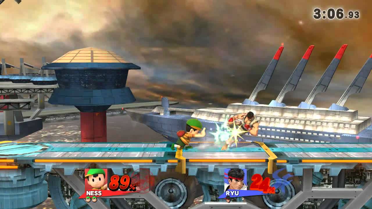 another ness battle with ryu - YouTube