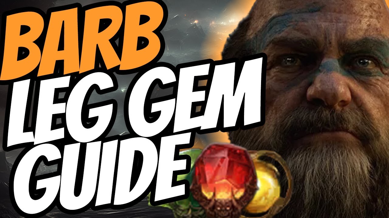 IN-DEPTH Barbarian Legendary Gem Guide | 1-2-5 Star Builds - YouTube