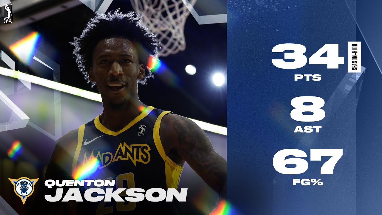 Quenton Jackson Erupts For Season-High 34 PTS & 8 AST On 67% FG In Mad ...
