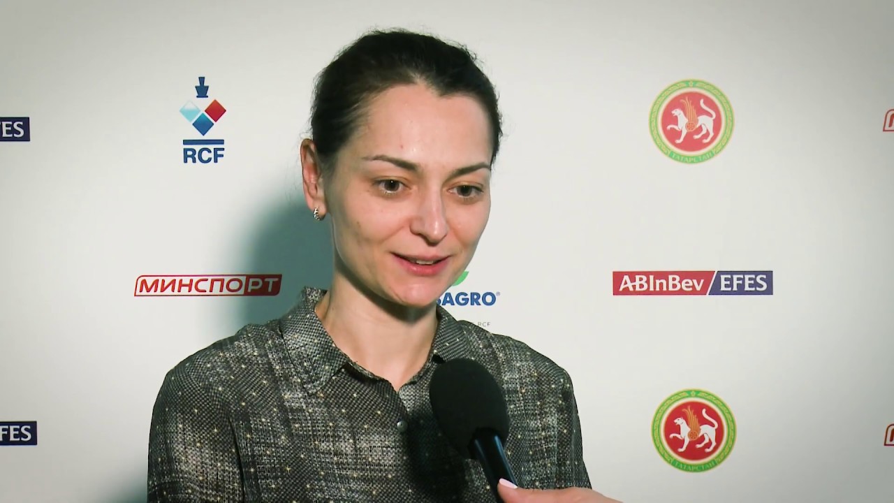 2019 Women's Candidates Tournament. Round 2. Interview with Alexandra ...