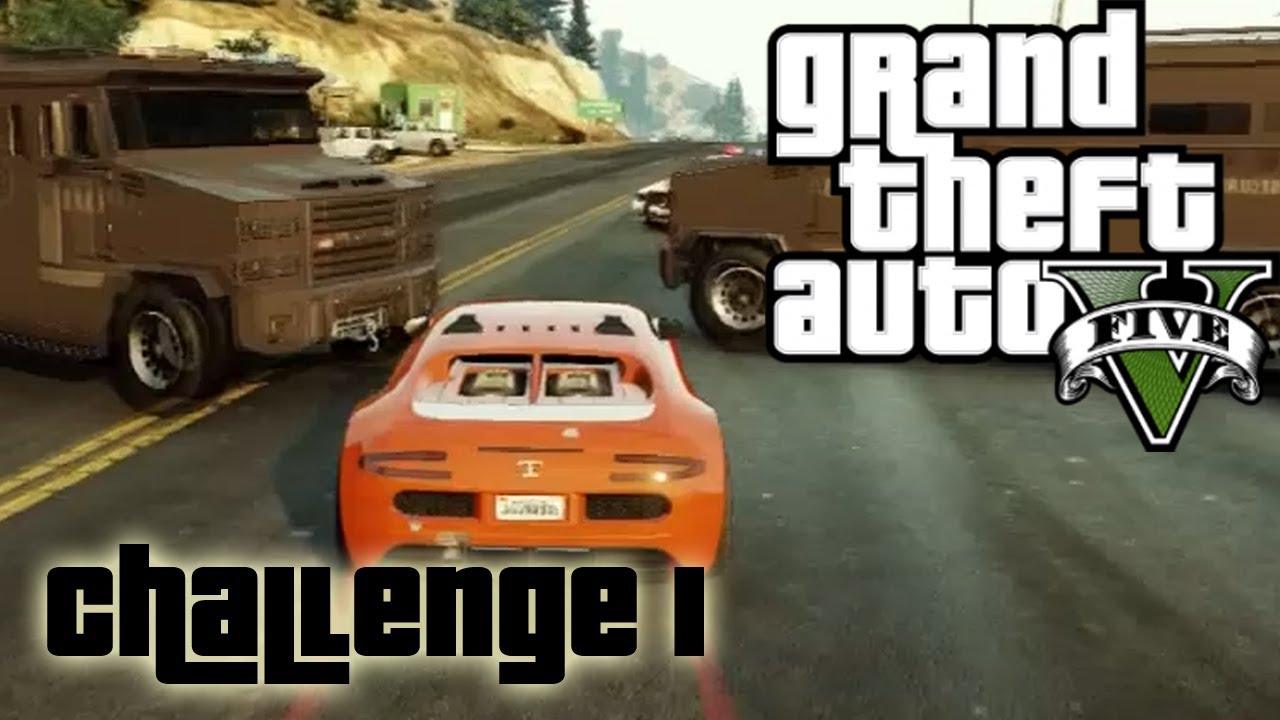 GTA 5 - Challenge Series | Outrun a 4 Star Wanted Level | Ep. 1 - YouTube