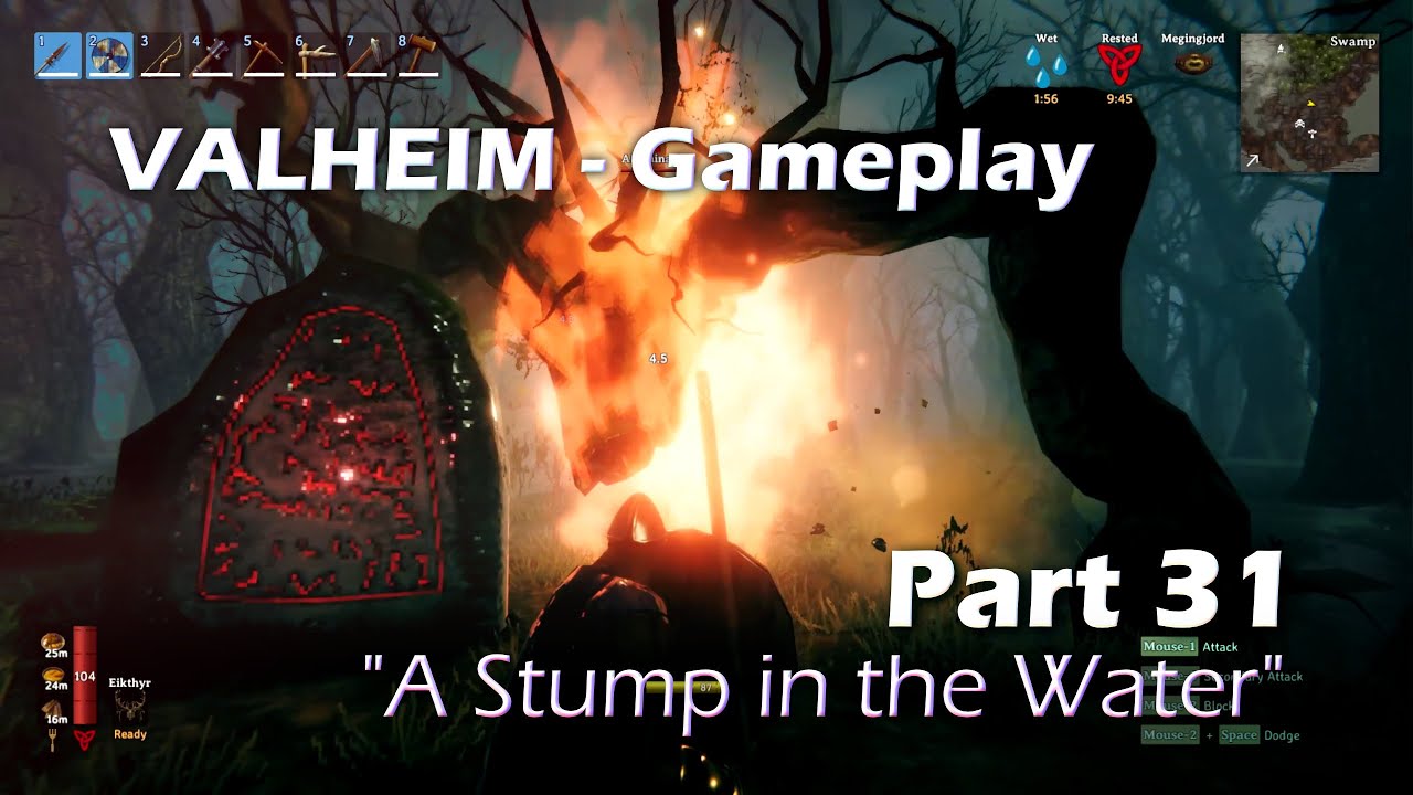 VALHEIM - Gameplay Part 31 "A Stump in the Water" (no commentary) - YouTube