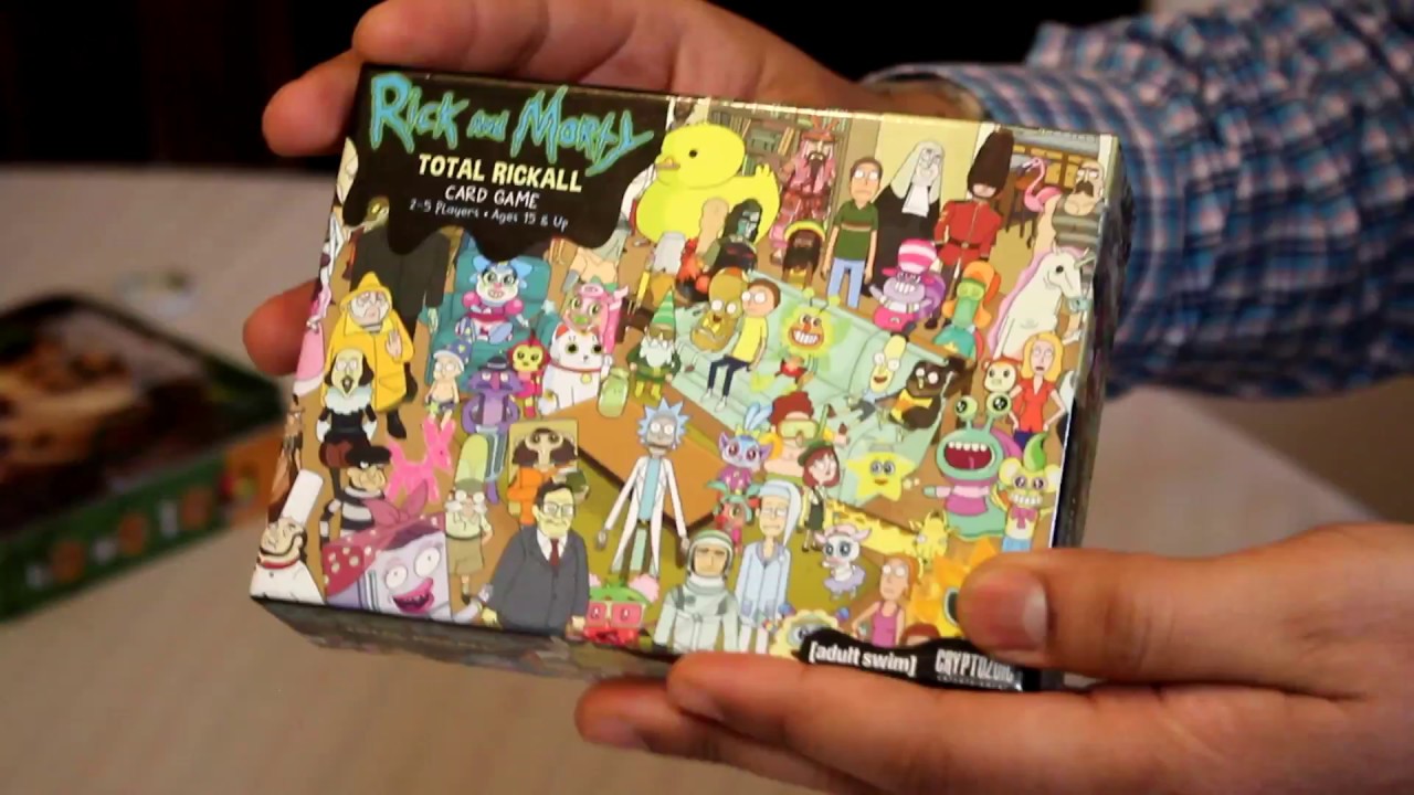 Unboxing en español - Rick and Morty Total Rickall - Juego de mesa de ...