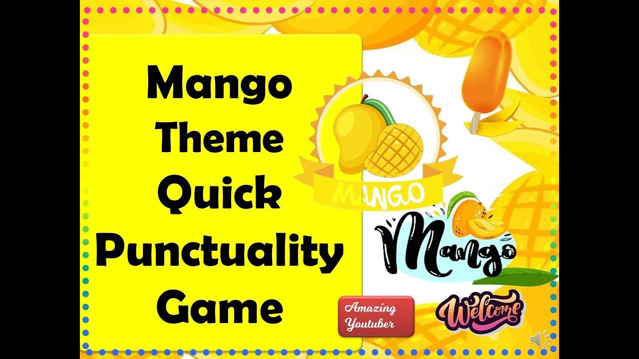 Mango theme & summer theme Quick punctuality game for ladies kitty ...
