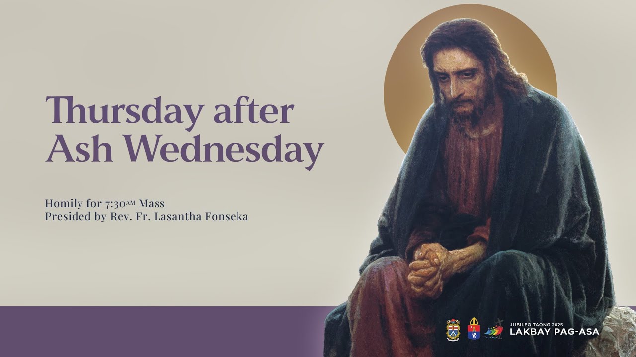 Homily for Thursday after Ash Wednesday | March 6, 2025 - YouTube