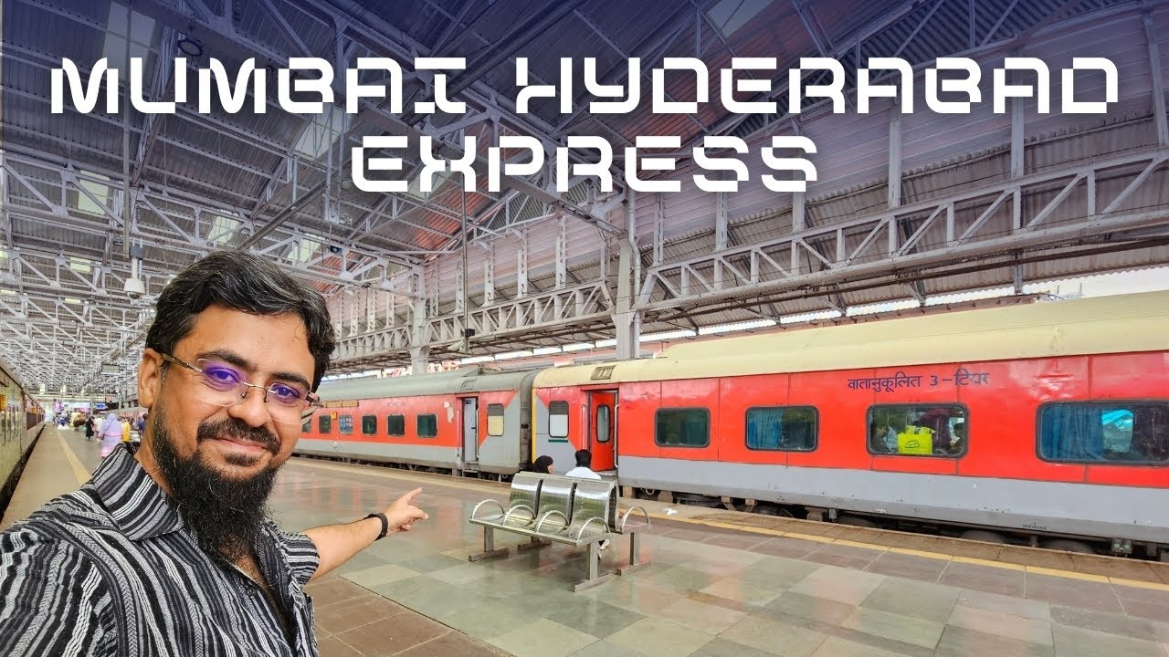 22732 Mumbai Hyderabad Express Journey in Oldest TRAIN between Mumbai ...