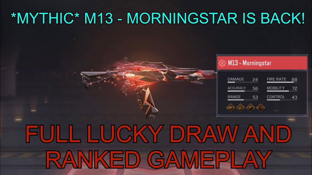 THE MYTHIC M13 MORNINGSTAR IS BACK! Dominion Mythic Drop Lucky Draw ...