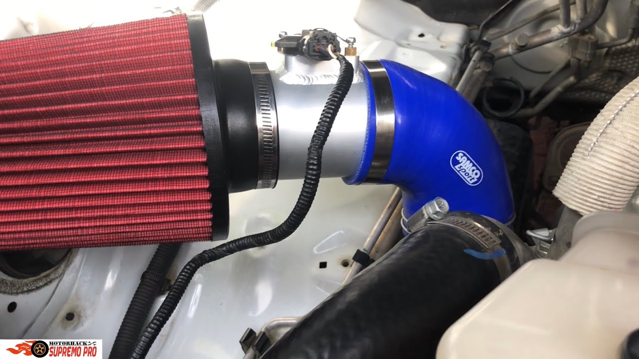 Toyota Fortuner Air cold intake short ram - YouTube