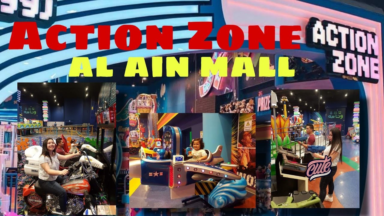 Family fun time at Action Zone Al Ain Mall - YouTube