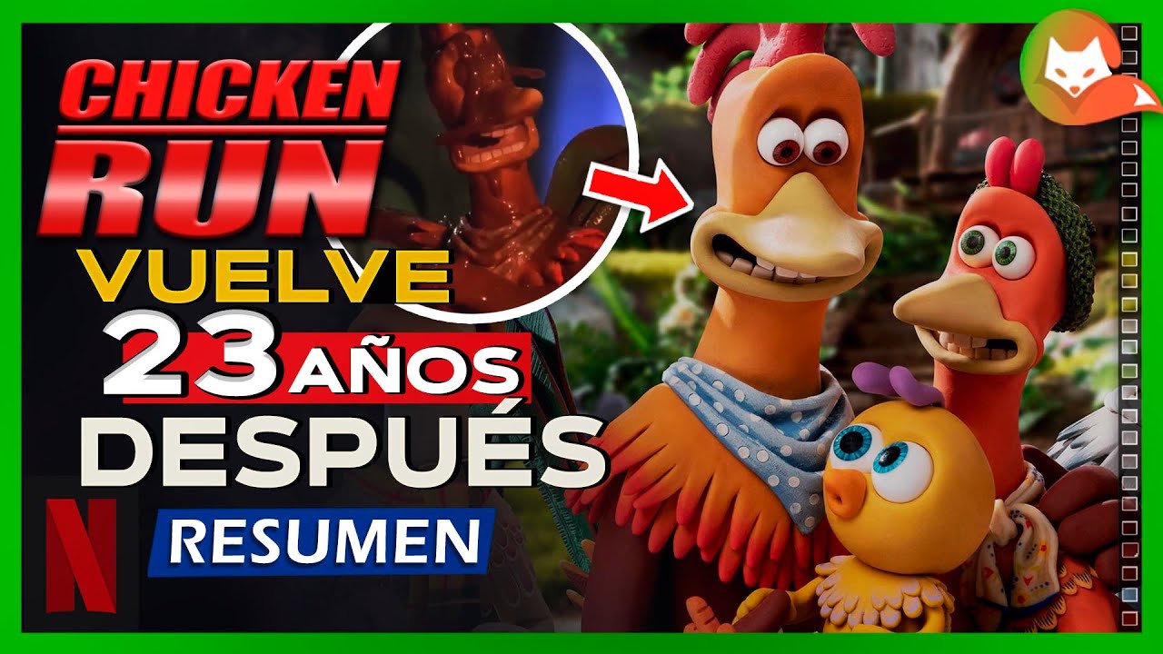 POLLITOS EN FUGA 2 | RESUMEN de Chicken Run el Origen de los Nuggets🍗 ...