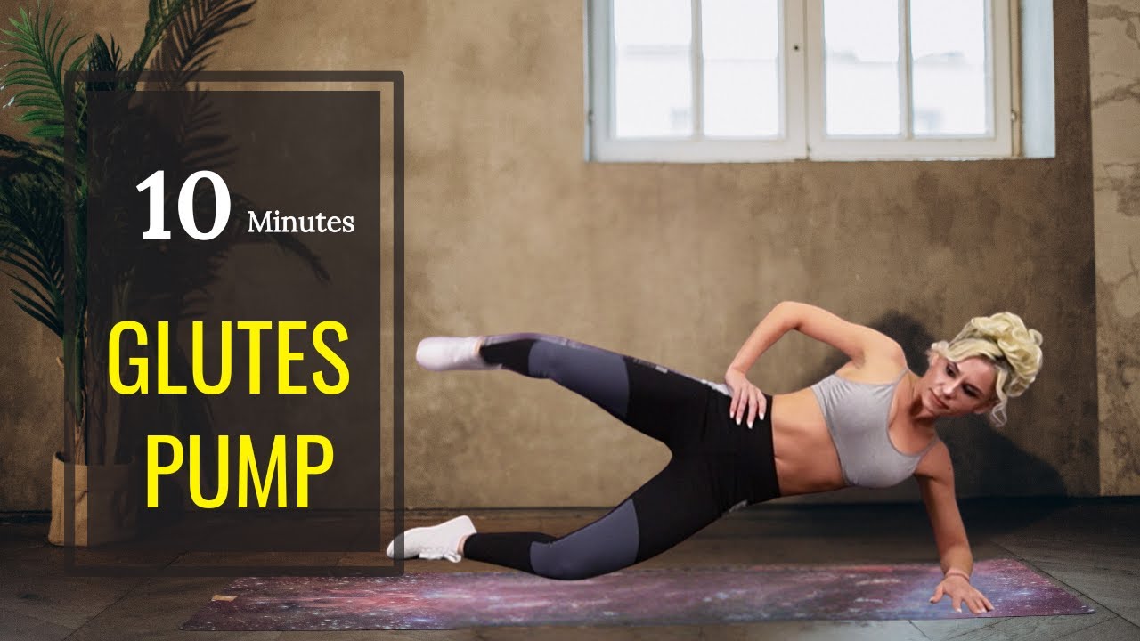 Booty Burn in 10 Minutes! At-Home Glute Workout for a Bigger, Rounder ...