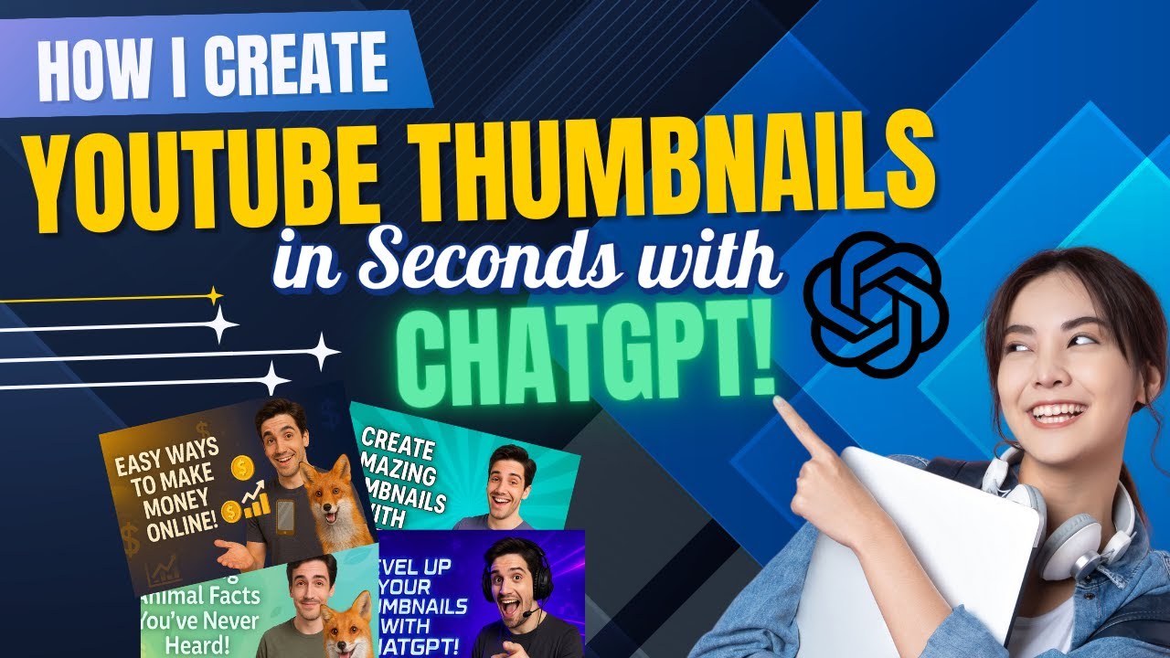 How I Create YouTube Thumbnails in Seconds with ChatGPT! #aithumbnail # ...
