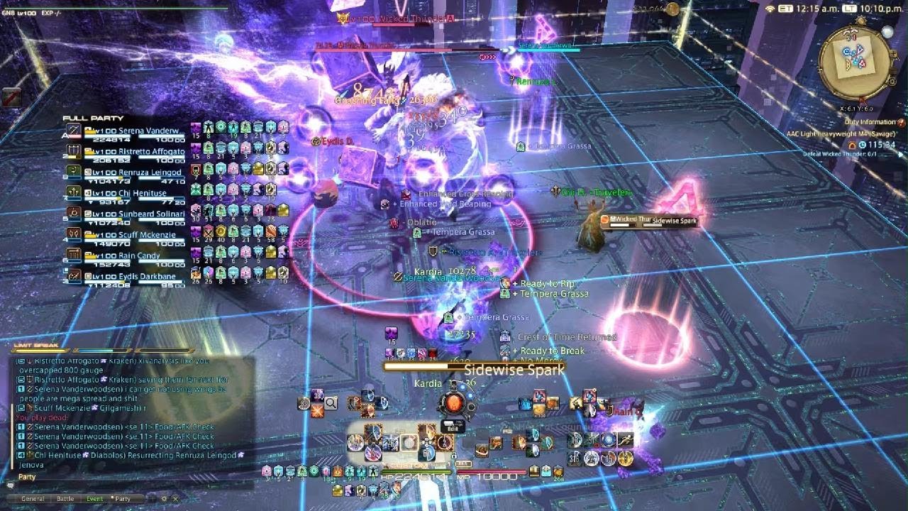 FFXIV M4S Hector/Uptime Sunrise GNB MT POV 18.1k rDPS PF C41 - YouTube