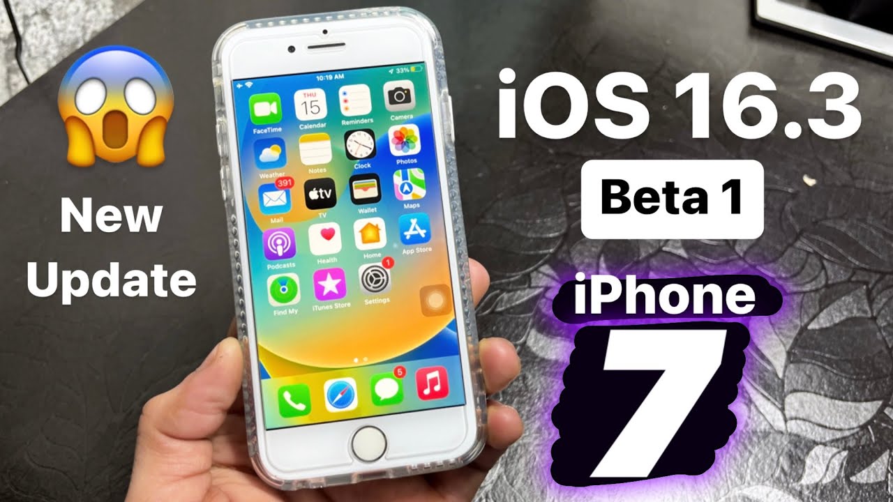 Install iOS 16.3 Beta 1 update on iPhone 7 - Update iPhone 7 on iOS 16. ...
