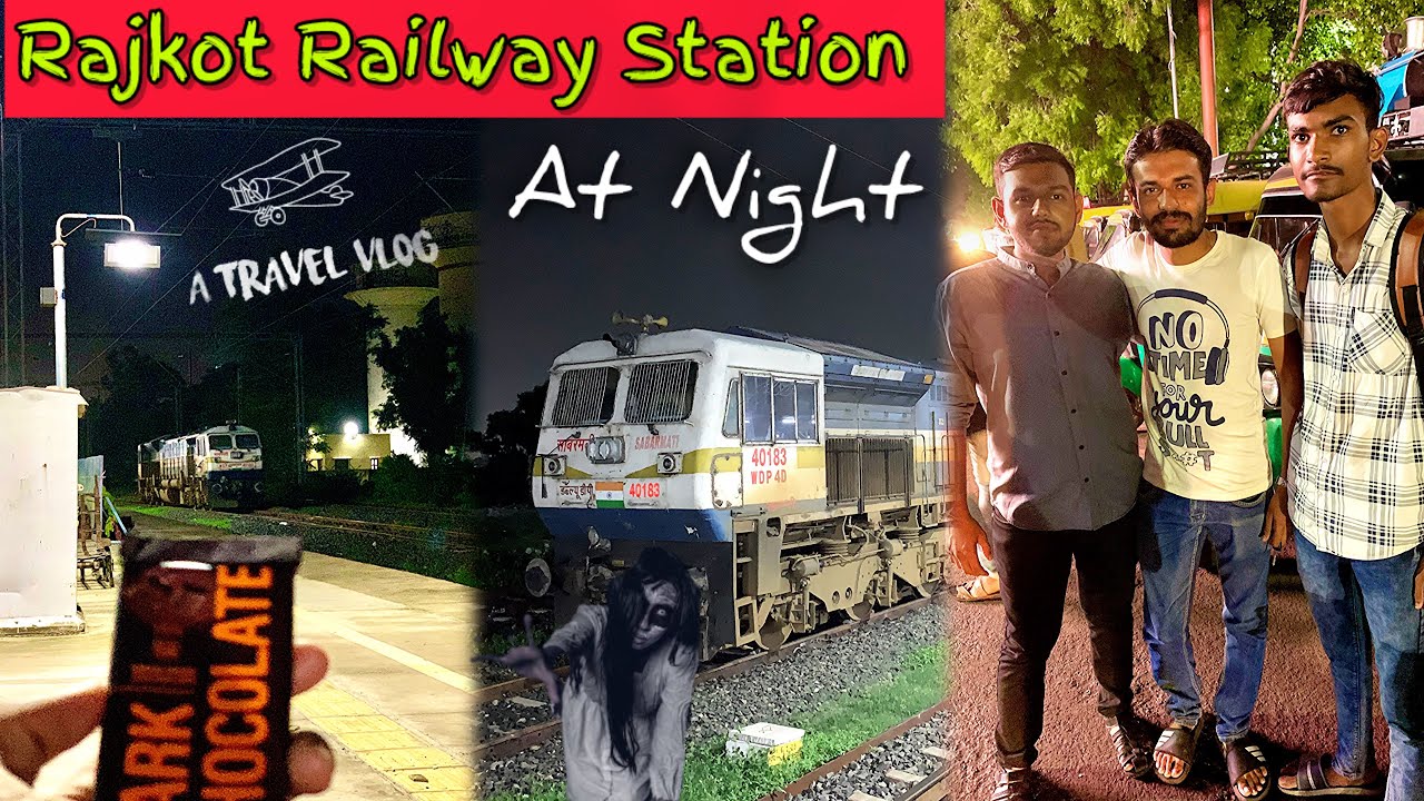 Rajkot Jn Railway Station || One Night Railfannig with ⁠ ⁠ ⁠@trains_of ...