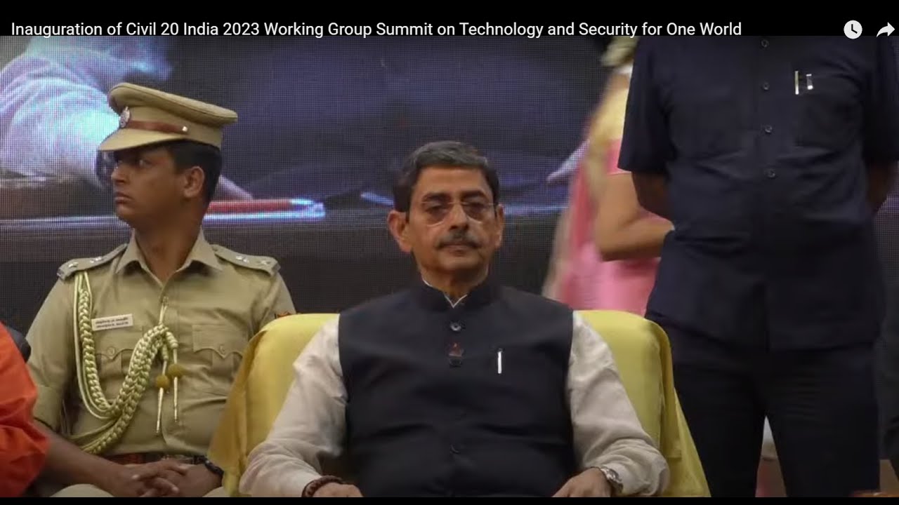 🔴 LIVE :Inauguration of Civil 20 India Working Group Summit on ...