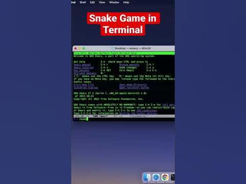 Snake Game in Terminal. Let’s go! #programming #coding #shorts - YouTube