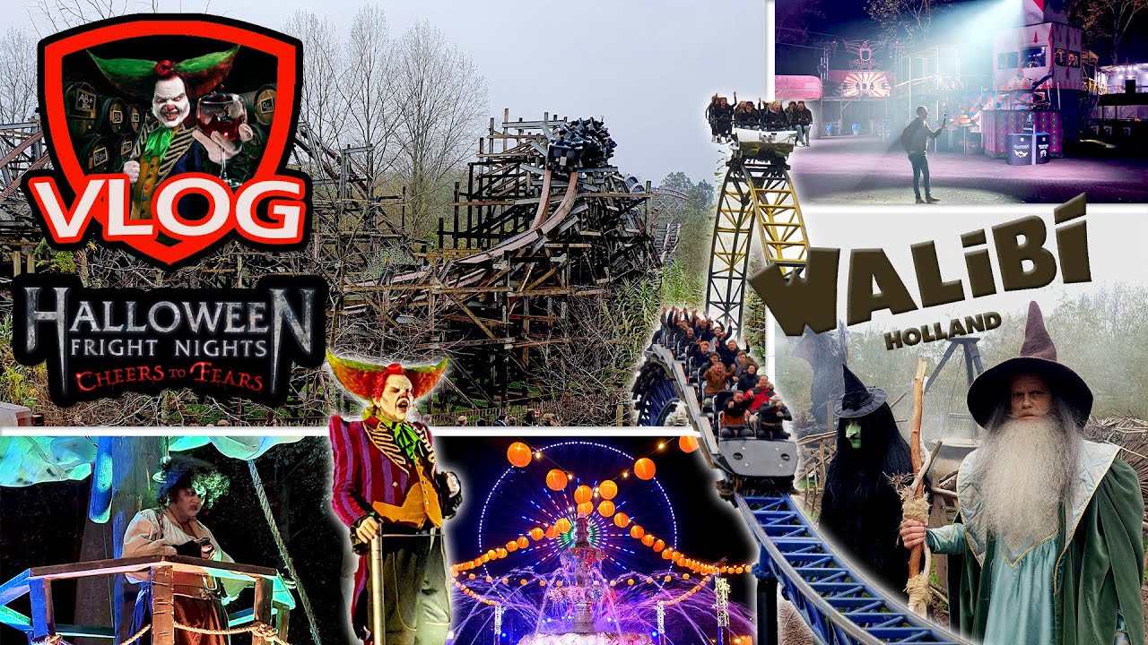 VLOG WALIBI HOLLAND - Fright Nights 2024 - YouTube