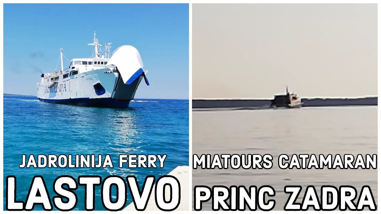 Ferry Lastovo(Jadrolinija) | Catamaran Princ Zadra(MiaTours) by ...