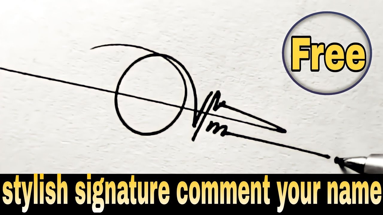 How to signature your name | Sign your name | Signature tips | # ...