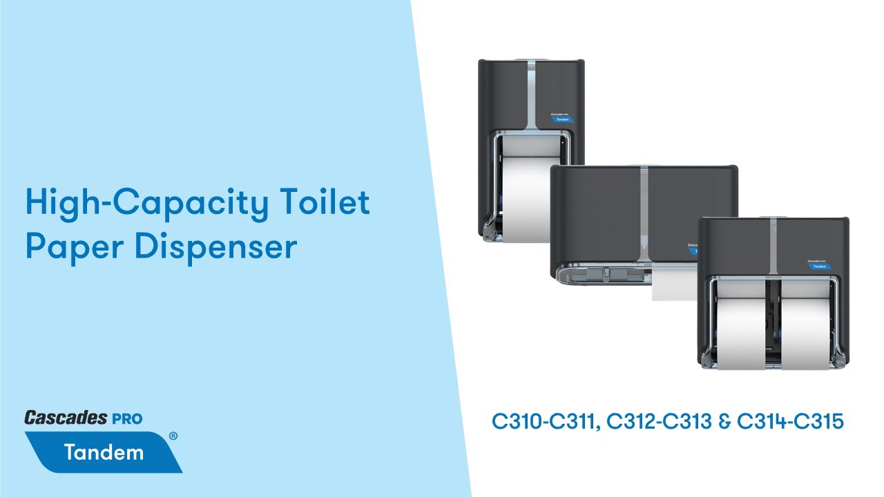 High-Capacity Toilet Paper Dispenser C310-C311, C312-C313, C314-C315 ...