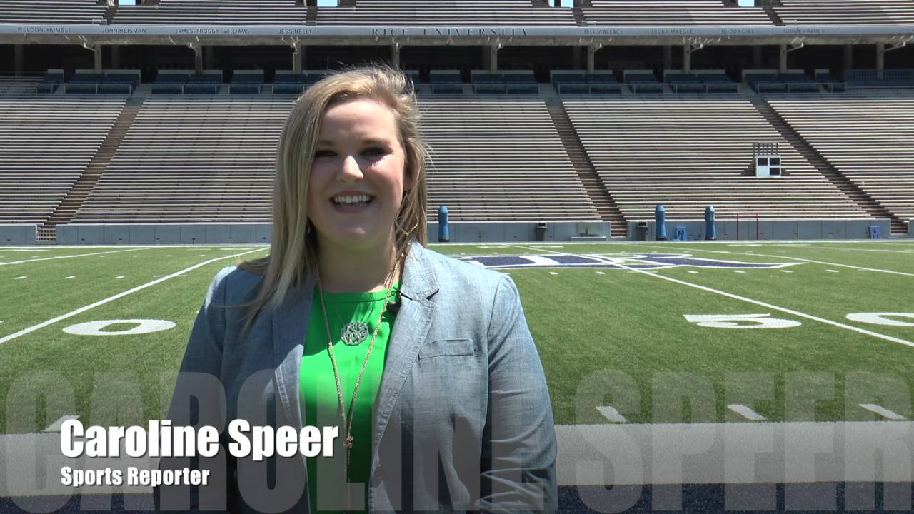 Caroline Speer Sports Reporter Demo Reel - YouTube