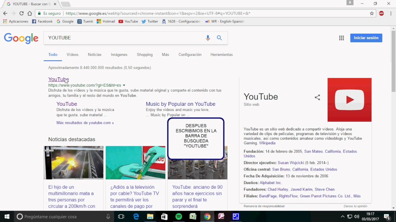 COMO ABRIR YOUTUBE / Con CamStudio - YouTube