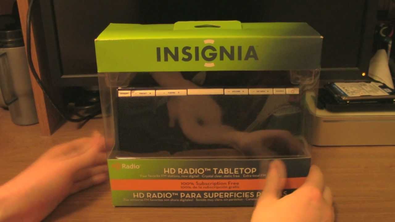 Insignia HD Tabletop Radio NS-HDRAD - Unboxing - YouTube