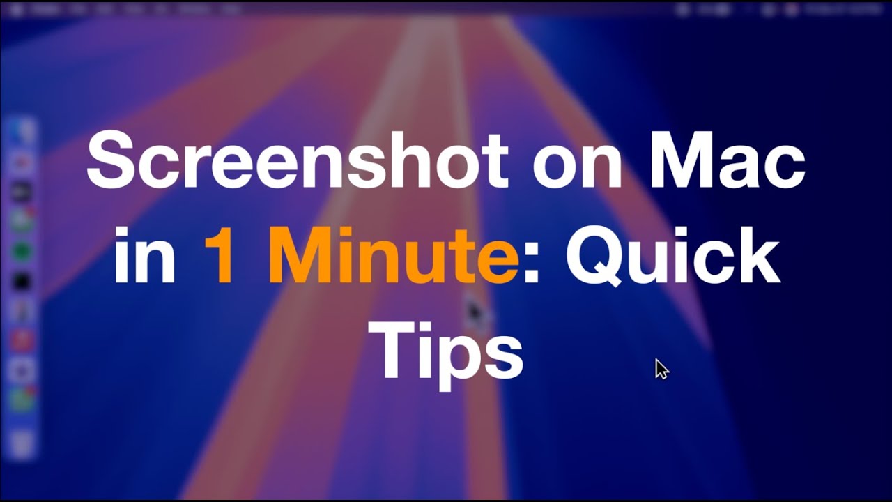 How to Take Screenshot on Mac | Quick & Easy Method for MacBook and ...