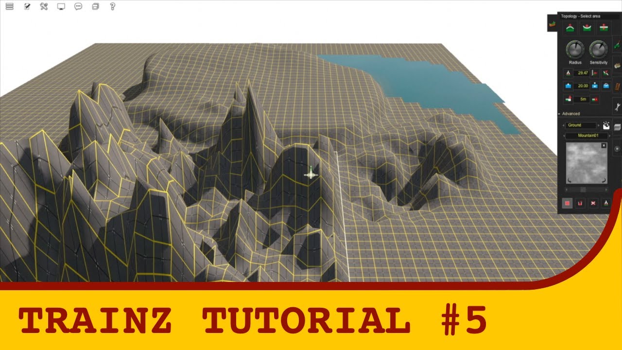 Trainz route building tutorial Ep. 05 | Terrain Tools - YouTube