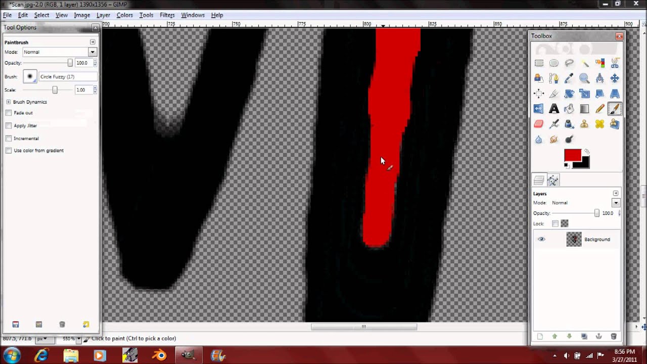 How to Create a Hand Drawn Avatar in GIMP - YouTube