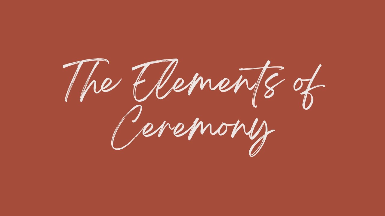 The Elements of Ceremony: Secular Rituals for Grieving with Megan ...