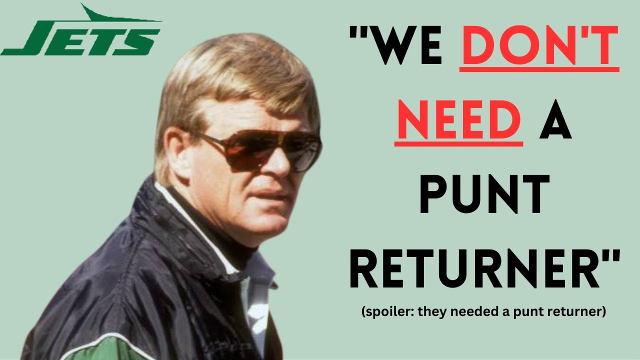 The STUPIDEST DECISION of Bruce Coslet's CAREER | 1990 Jets - YouTube