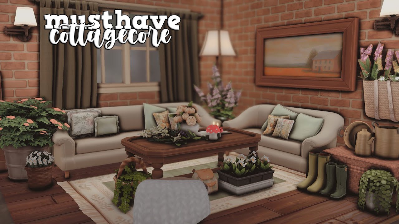 must have cottagecore build/buy custom content ♡ | the sims 4 cc ...