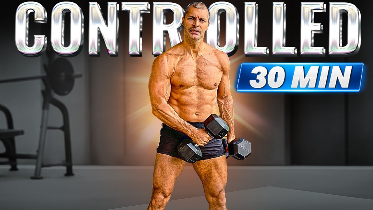 30-Minute Full Body Dumbbells + Abs Workout at Home 🔥 Burn Fat & Build ...