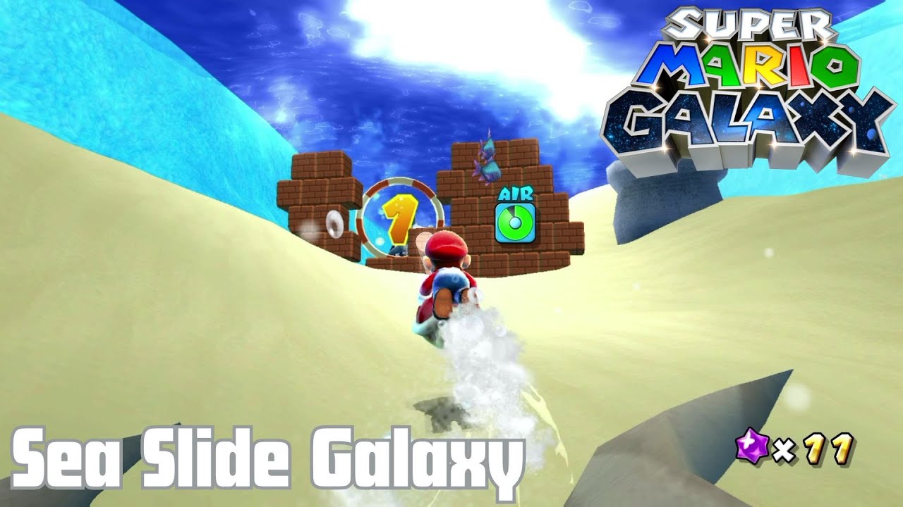Sea Slide Galaxy - Super Mario Galaxy Nintendo Switch Gameplay - YouTube