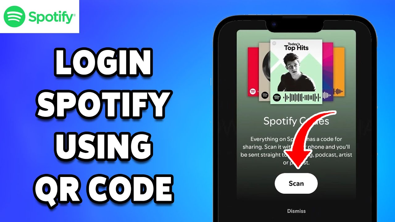 How To Login Spotify Using QR Code 2024 | Spotify App QR Sign In Guide ...