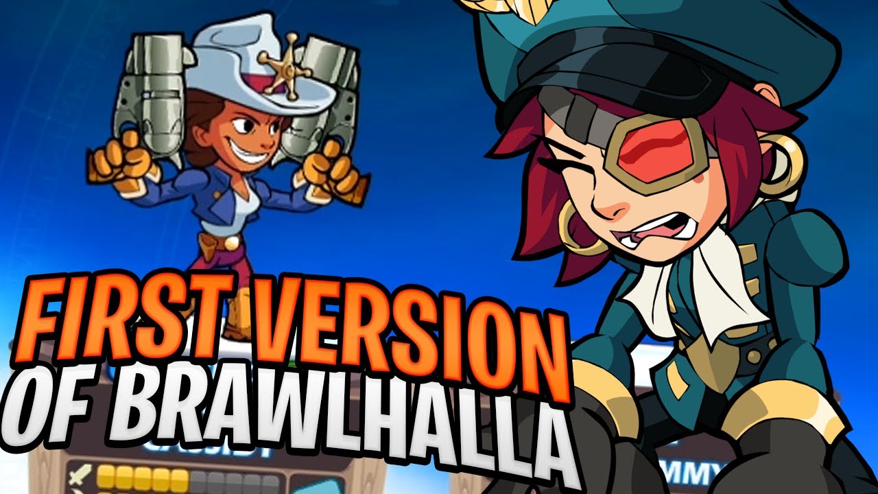 Playing Old Version Of Brawlhalla - YouTube