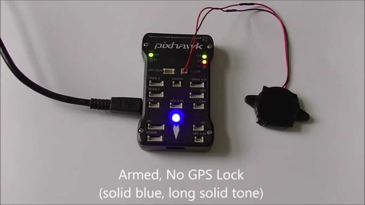 Pixhawk LED and Sounds AC3.2 - YouTube