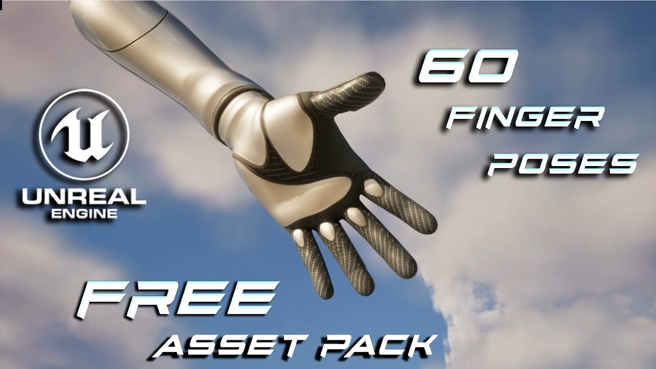 FREE 60 Finger Pose Animation Pack for UE5 - YouTube