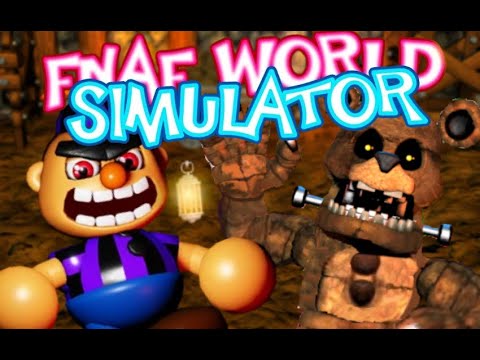 BUBBA AND BROWBOY! | FNaF World Simulator 100% Walkthrough PART 4 - YouTube
