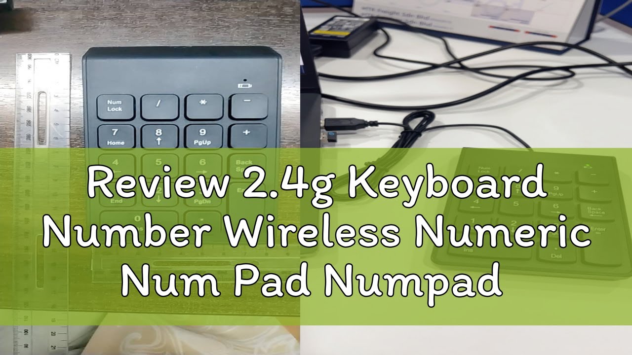 Review 2.4g Keyboard Number Wireless Numeric Num Pad Numpad USB ...