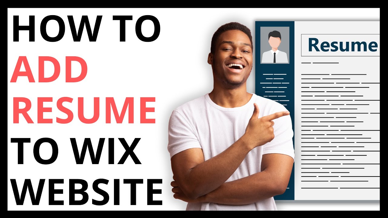How to Add Resume to Wix [QUICK GUIDE] - YouTube