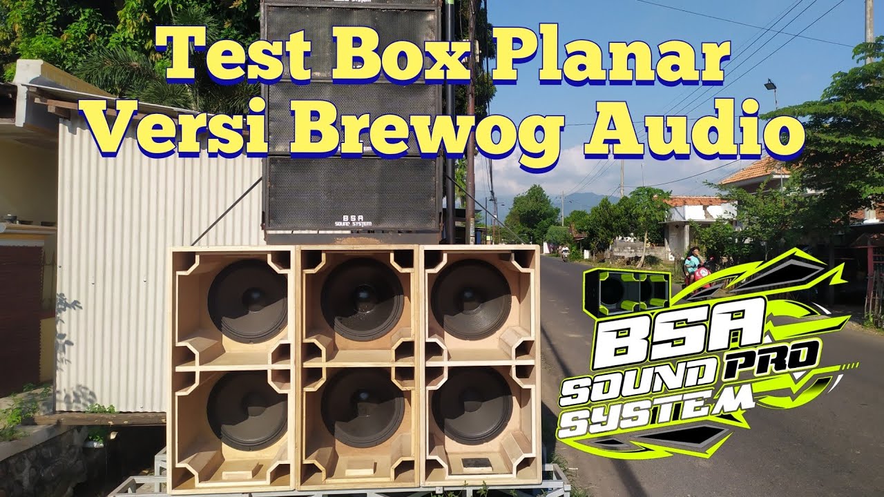 Cek Sound Box Planar Versi Brewog Audio || Speaker Full ACR !! - YouTube