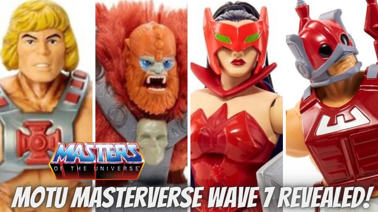 Masters Of The Universe Masterverse Wave 7 Revealed!! - YouTube
