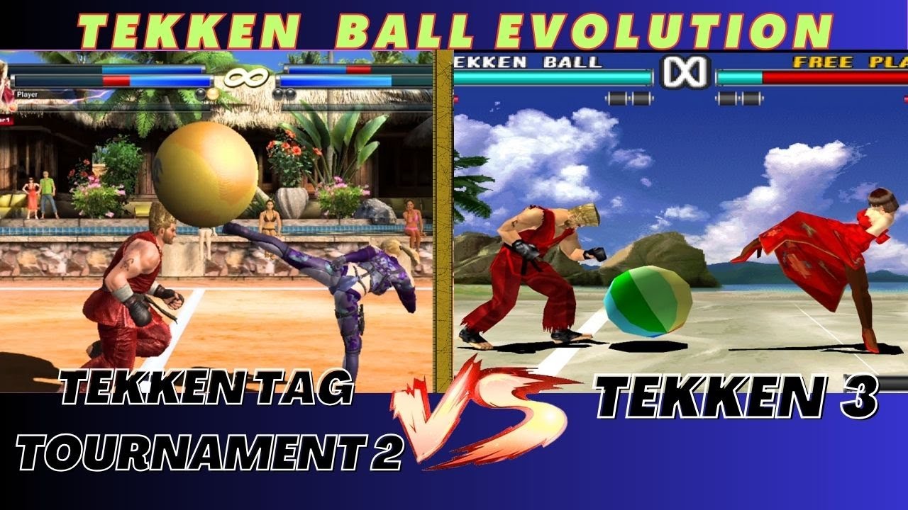 Tekken Ball Evolution Tekken 3 and Tekken Tag Tournament 2 - YouTube